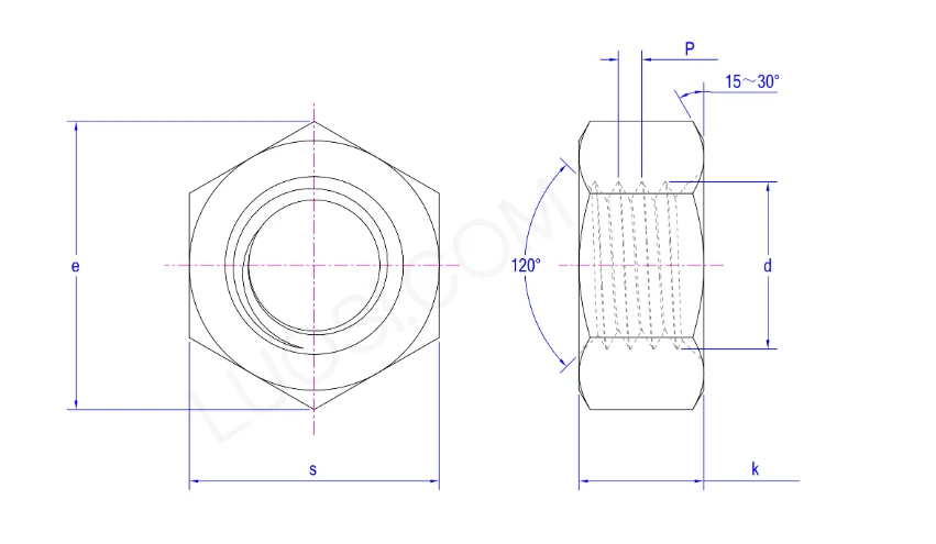 Din929 Stainless Steel 304 Hexagonal Weld Nuts - Buy Din929 Stainless ...