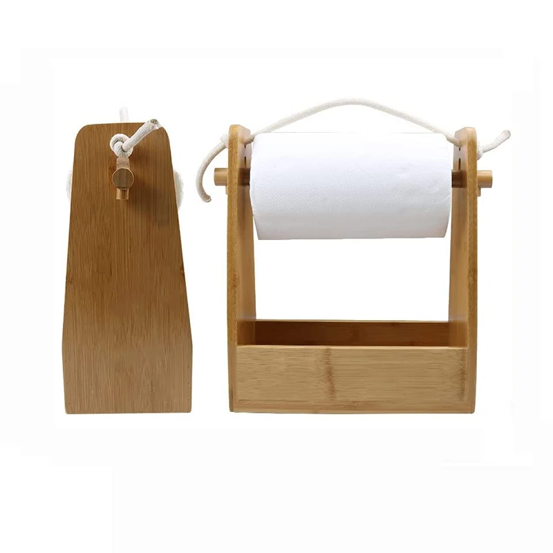 Customized Japanese Kitchen Paper Towel Rack Wooden Rack Stand Kitchen ...