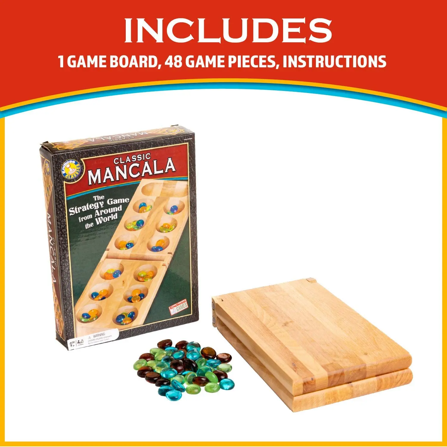 Classic Mancala - Fun Board Game For Friends And Family - Timeless ...