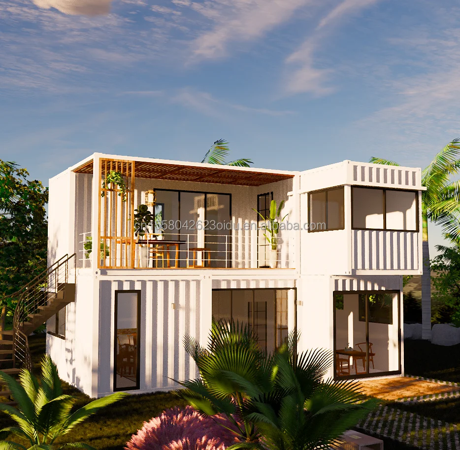 20 Foot Flat Pack Living Steel Frame Modular Home Prefab