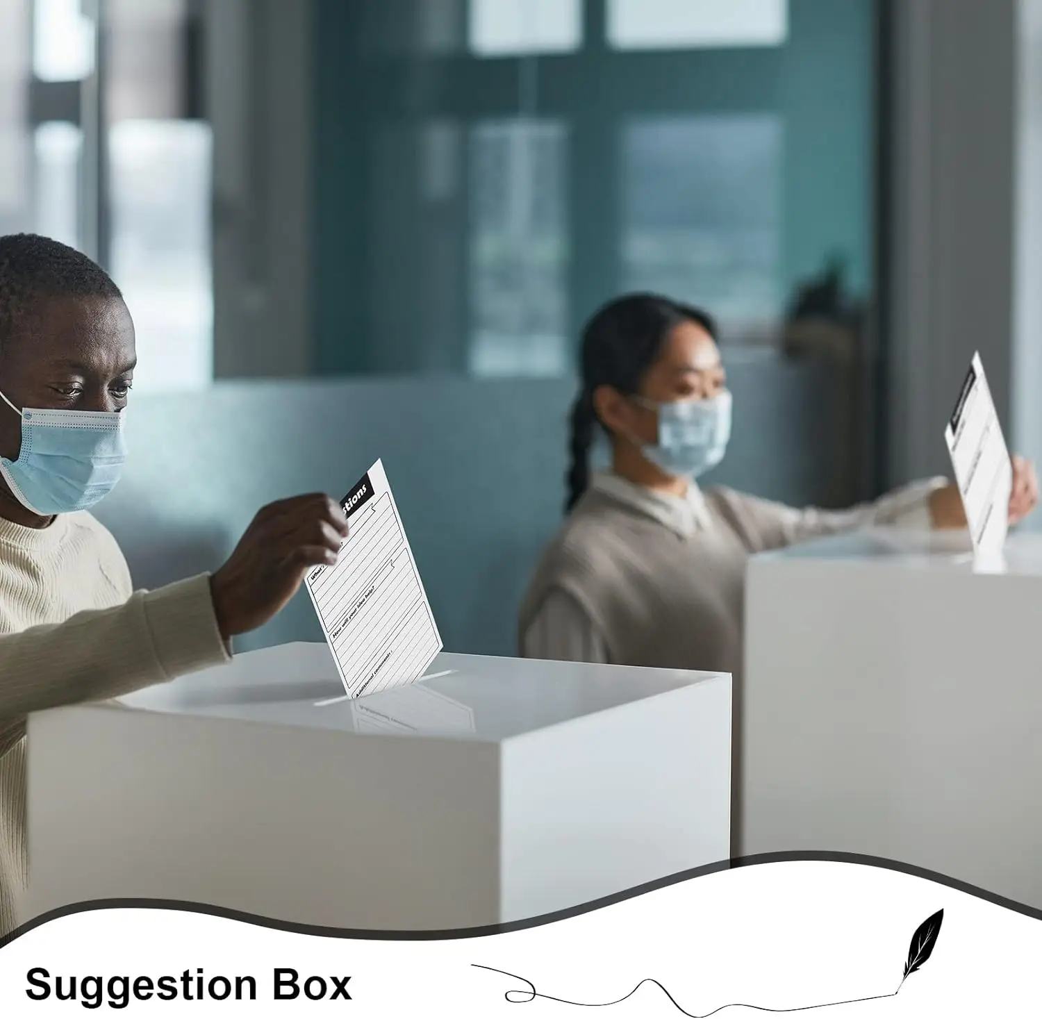 Customer Continuous Improvement Cards Suggestion Slips Complaint Cards ...