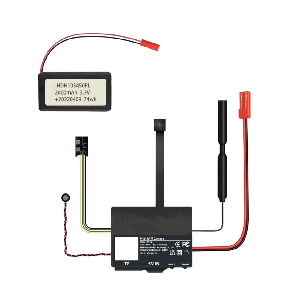 2mp DIY Mini Micro IP USB AI IR Infrared CCTV Web Wifi 4G Cmos Sensor ...