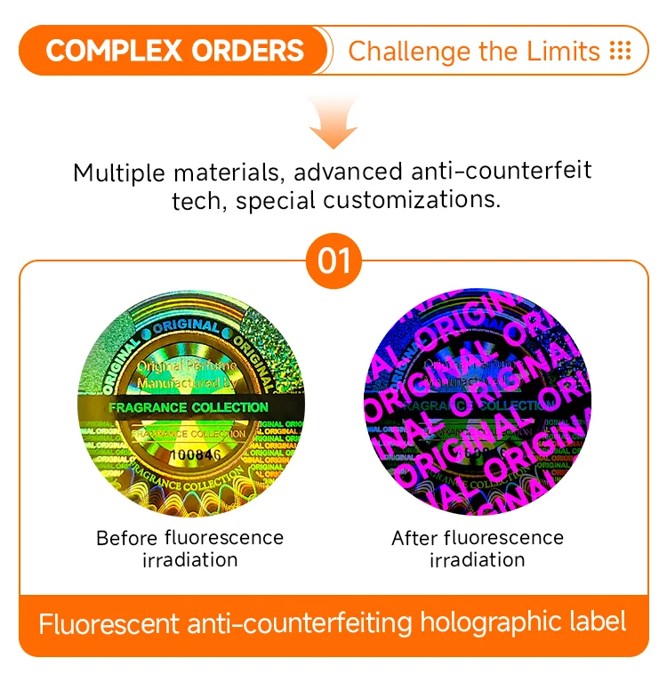 Custom Design Anti-Counterfeiting System Label Hologram Sticker ...