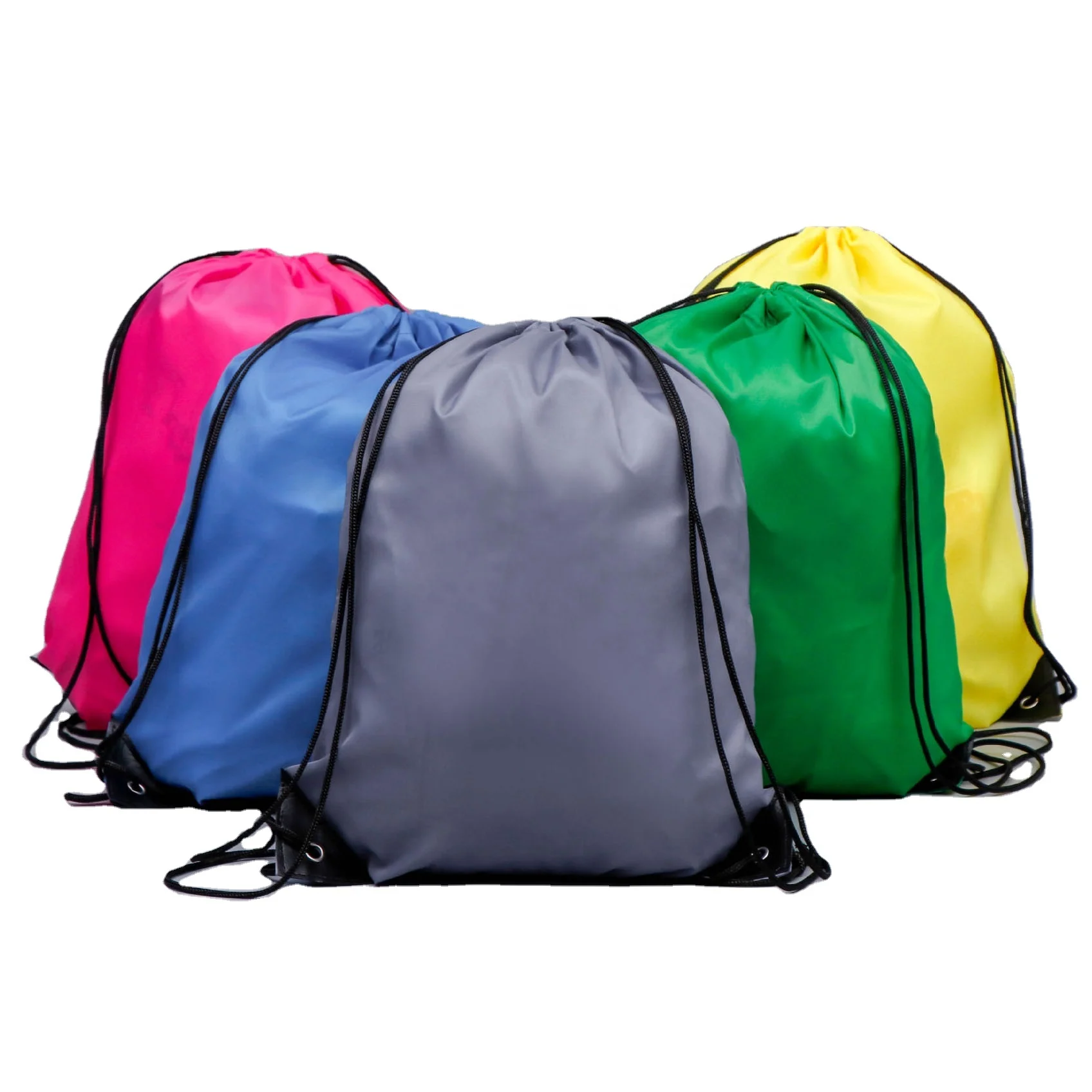 Portable Unisex Running Drawstring Shoes Bag Waterproof Sports Backpack ...