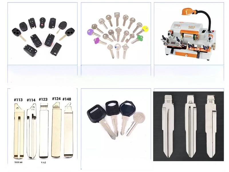 Wholesale Magnetic Metal Door Key - Plastic Blank Keys