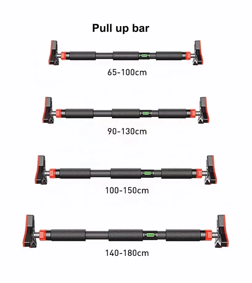 Adjustable Portable Doorway Horizontal Pull Up Bar For Strength ...