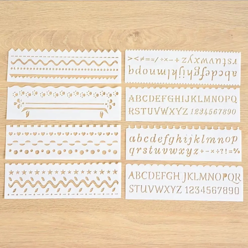Wholesale Journal Stencil Sheets Template Plastic Stencils Set for Kids ...