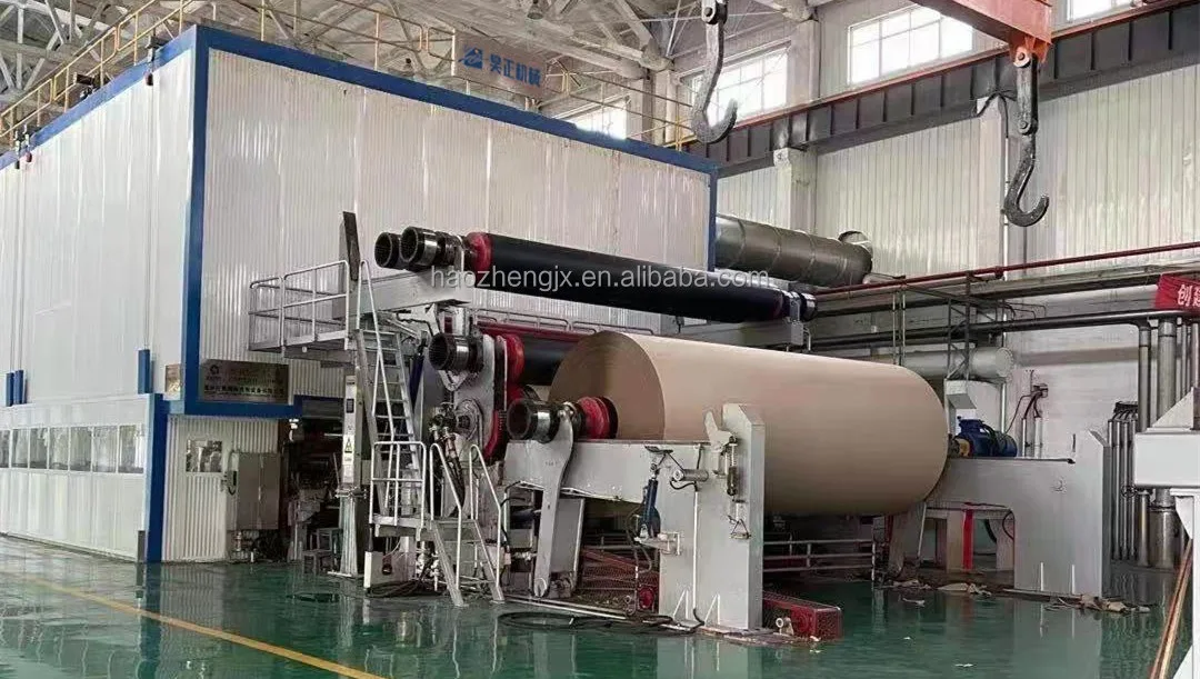 Haozheng 1575-5600mm 2880 Mm 50 Tpd Carton Board Test Liner Duplex ...