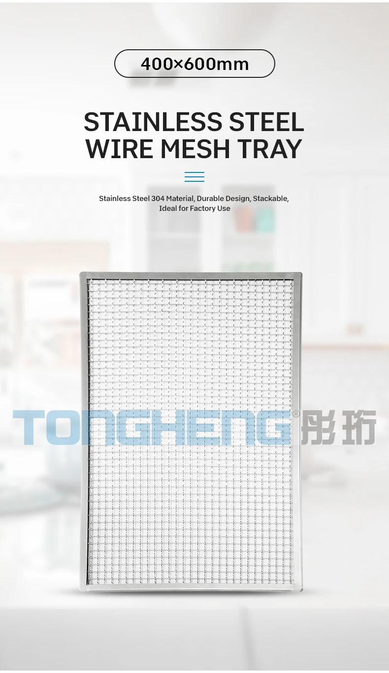 Perforated Shallow Tray Stainless Steel Mara Cake Steaming Tray