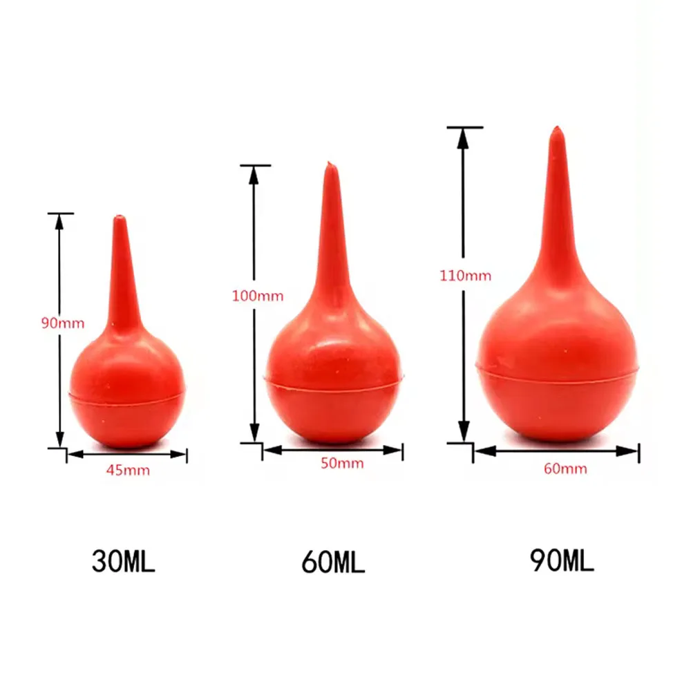 Lab Ear Syringe Ball Rubber Suction Bulb Ear Wash Ball 30ml60ml90ml ...