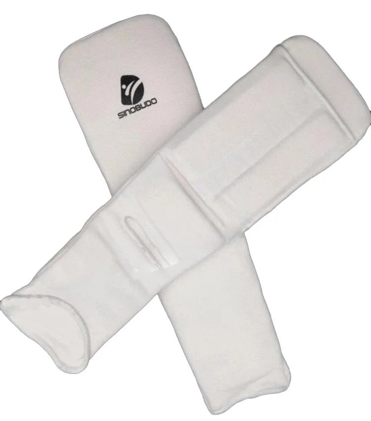 Kyokushin cotton white shin guard karate shin guard| Alibaba.com