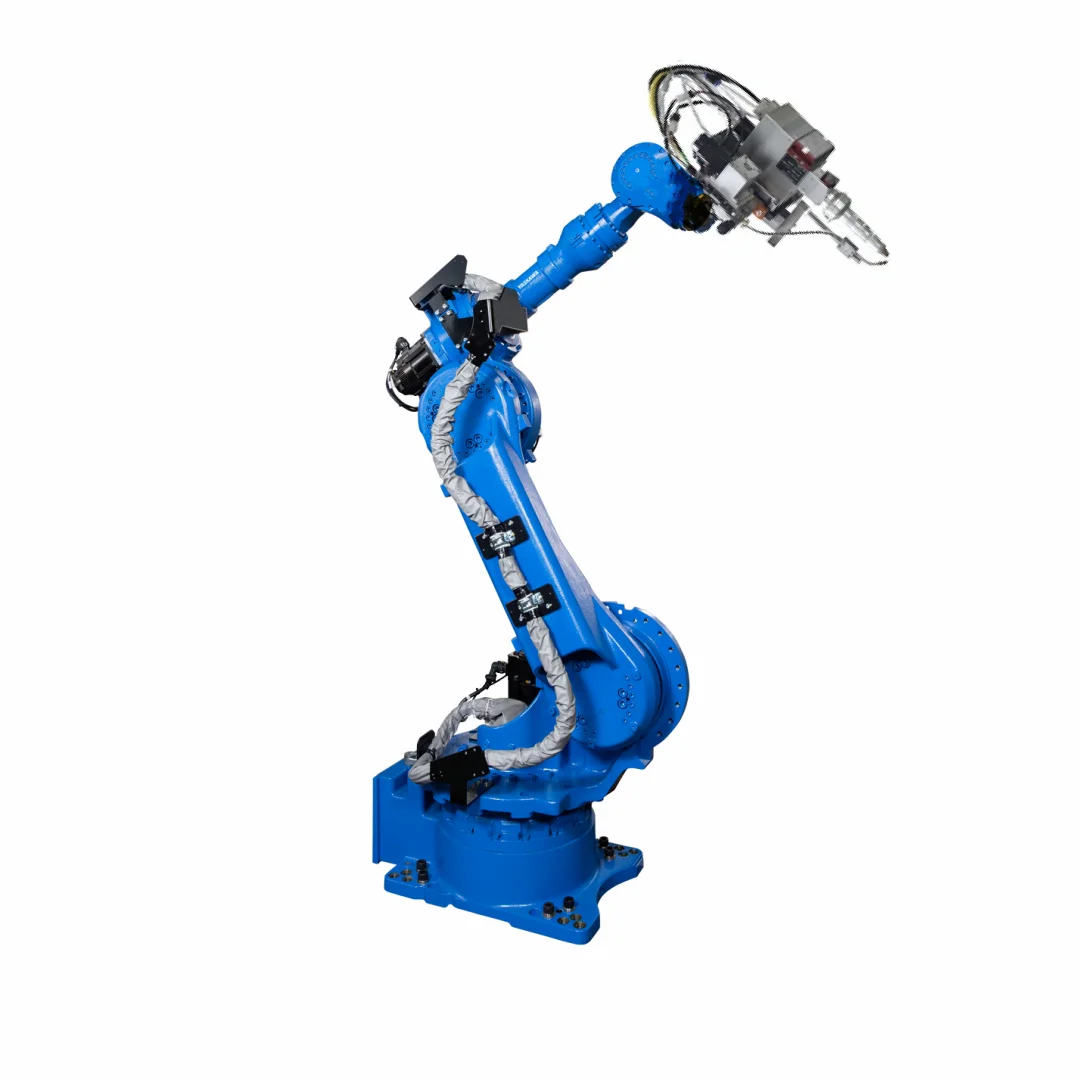 6 Axis Yaskawa Ga50 Industrial Robot Arm With Laser Welding Head For ...
