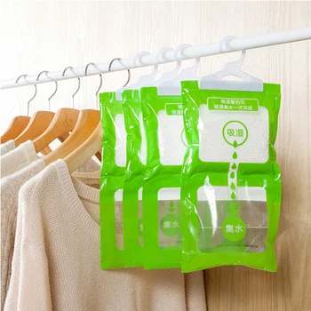 500ml Closet Hanging Moisture Absorber Dehumidifier Bag Humidity ...