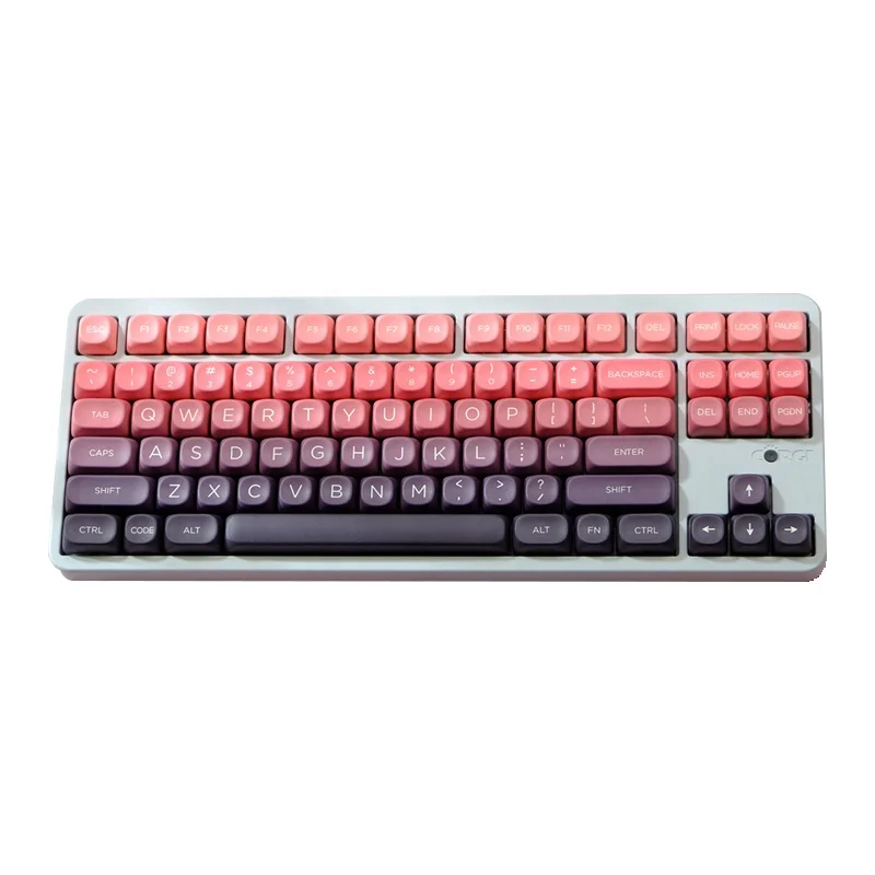 MOA Profile Red Beans Keycaps PBT 126 Keys Dye Sublimation For 61/67/84 ...