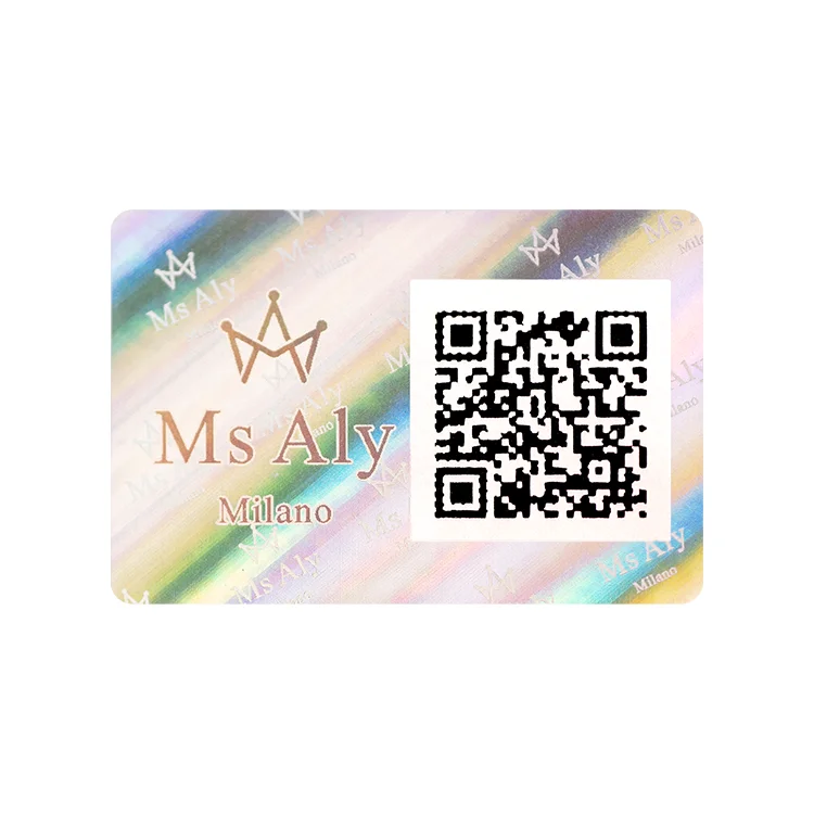 Unique Design 3d Holographic Eas Rf Label Qr Code Label Hologram With ...