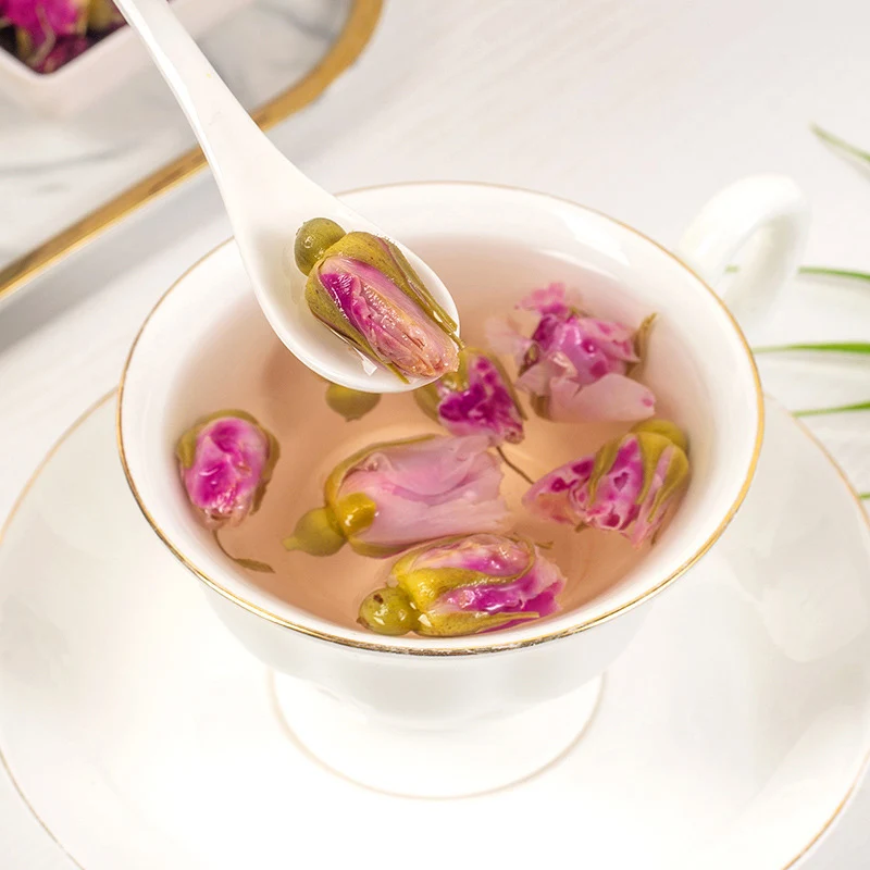 Wholesale Organic Rose Buds High Quality Loose Leaf Tea Blooming Tea ...