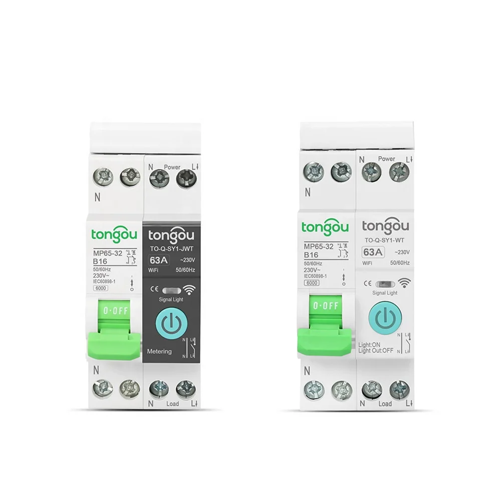 API TUYA MCB WIFI Smart Circuit Breaker 1P 32A DIN Rail for Smart Home ...