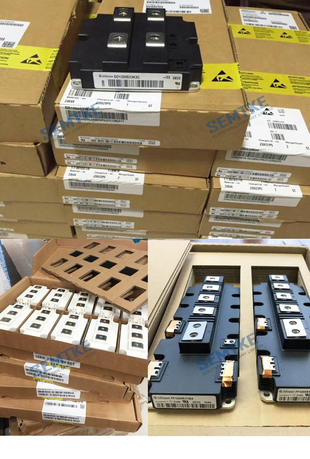 Ff100r12rt4,Ff300r12kt4,Ff75r12rt4,Ff450r12kt4 Igbt Module 1200v Inverter High Power Igbt Driver ...