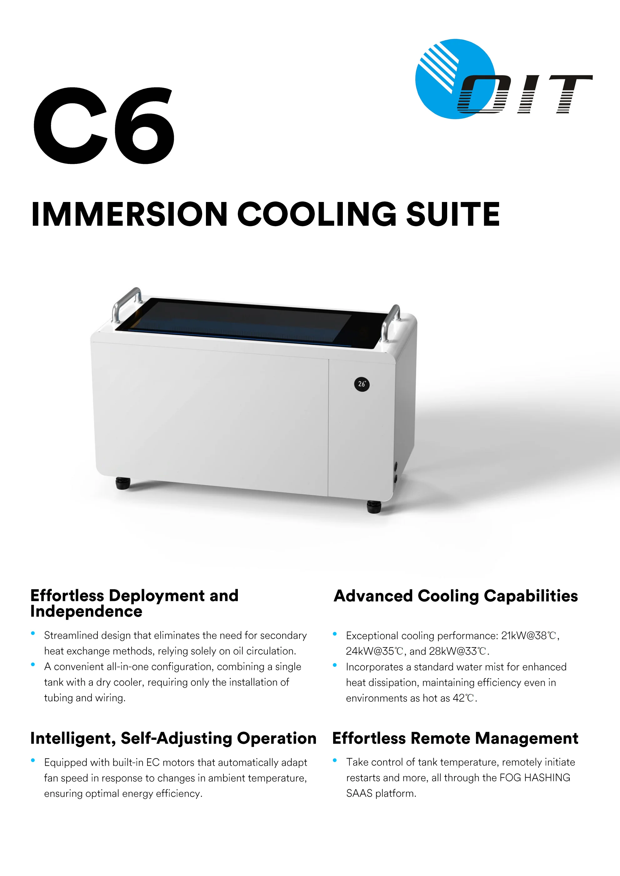 Immersion Cooling C6 Kit - Efficient Power Distribution
