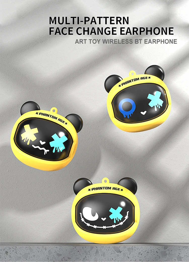 New Design G05 Cartoon Face-Changing Wireless Gaming Earbuds | Touch ...