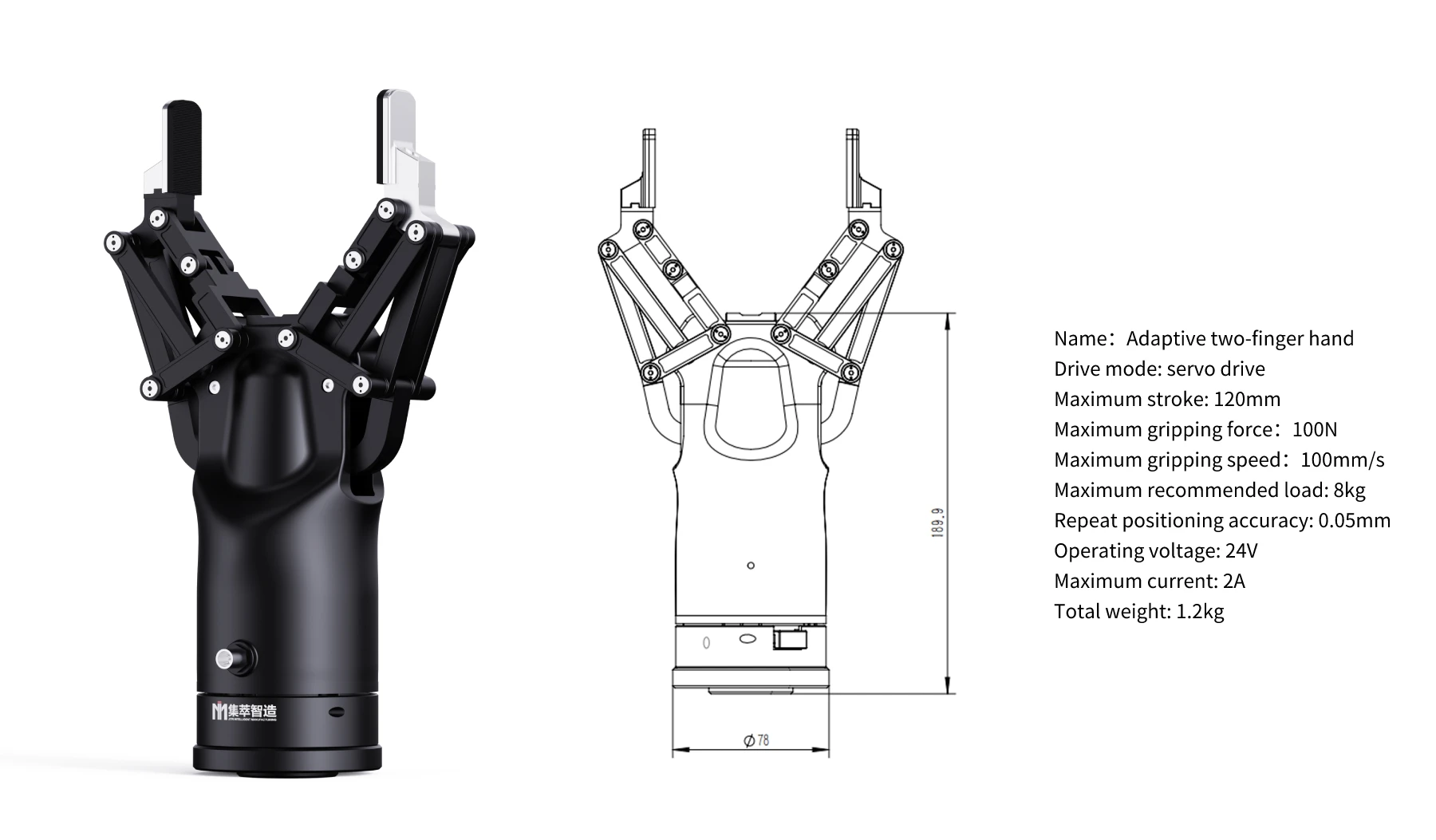 Heavy-duty Robot Arms Gripper for 6 Axis Collaborative Cobot Arms for ...