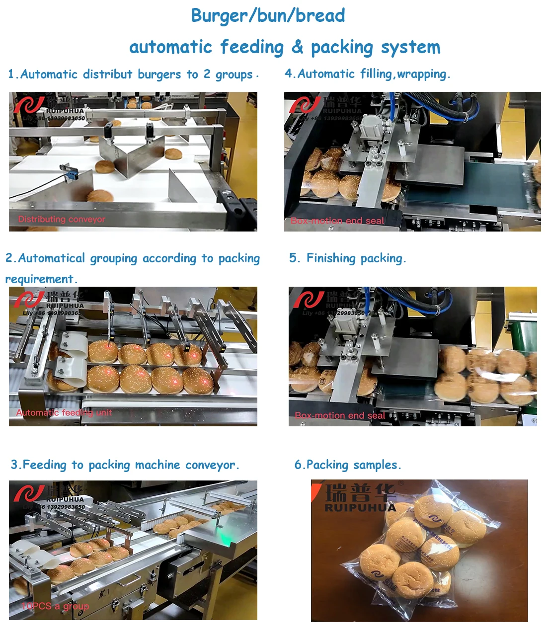 Automatic Flow Packing Machine - Efficient BUN Wrapping