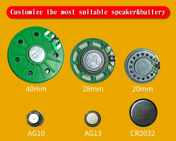 In Stock Hidden Voice Recorder Chip Dual Button Recording Module For ...