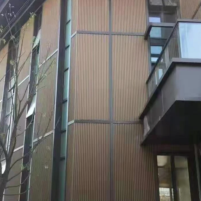 Embossed Wood Grain Waterproof Wpc Cladding Outdoor/exterior Decoration ...