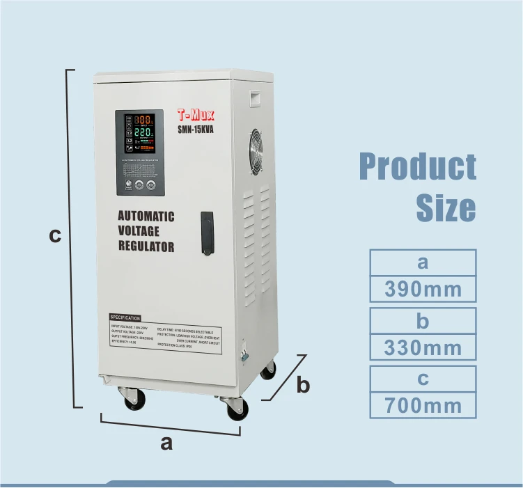 15 KW Voltage Regulator 220V AC Servo Motor Stabilizer - Automatic ...