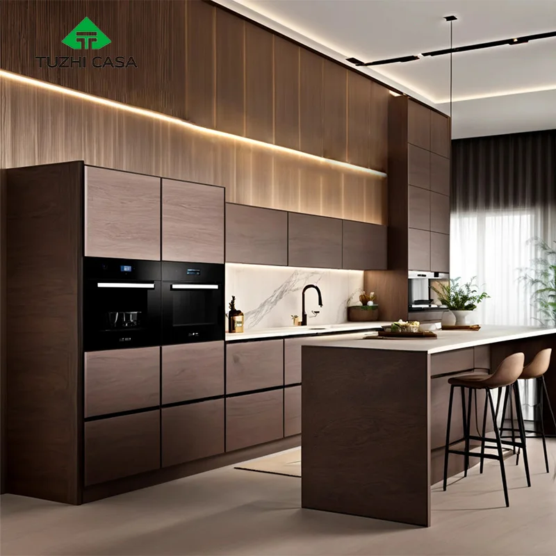 Tuzhi Casa 2024 Kitchen Island Cabinet Set Supplier Full Modular Modern ...