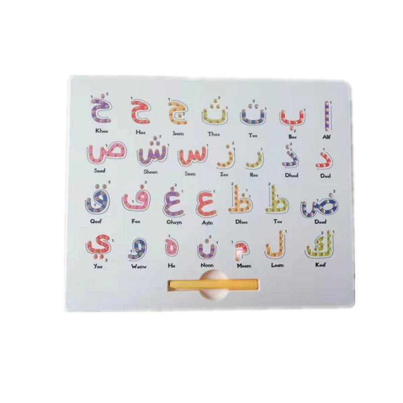 Colorful Arabic Alphabet Tracing Board - Educational Gift