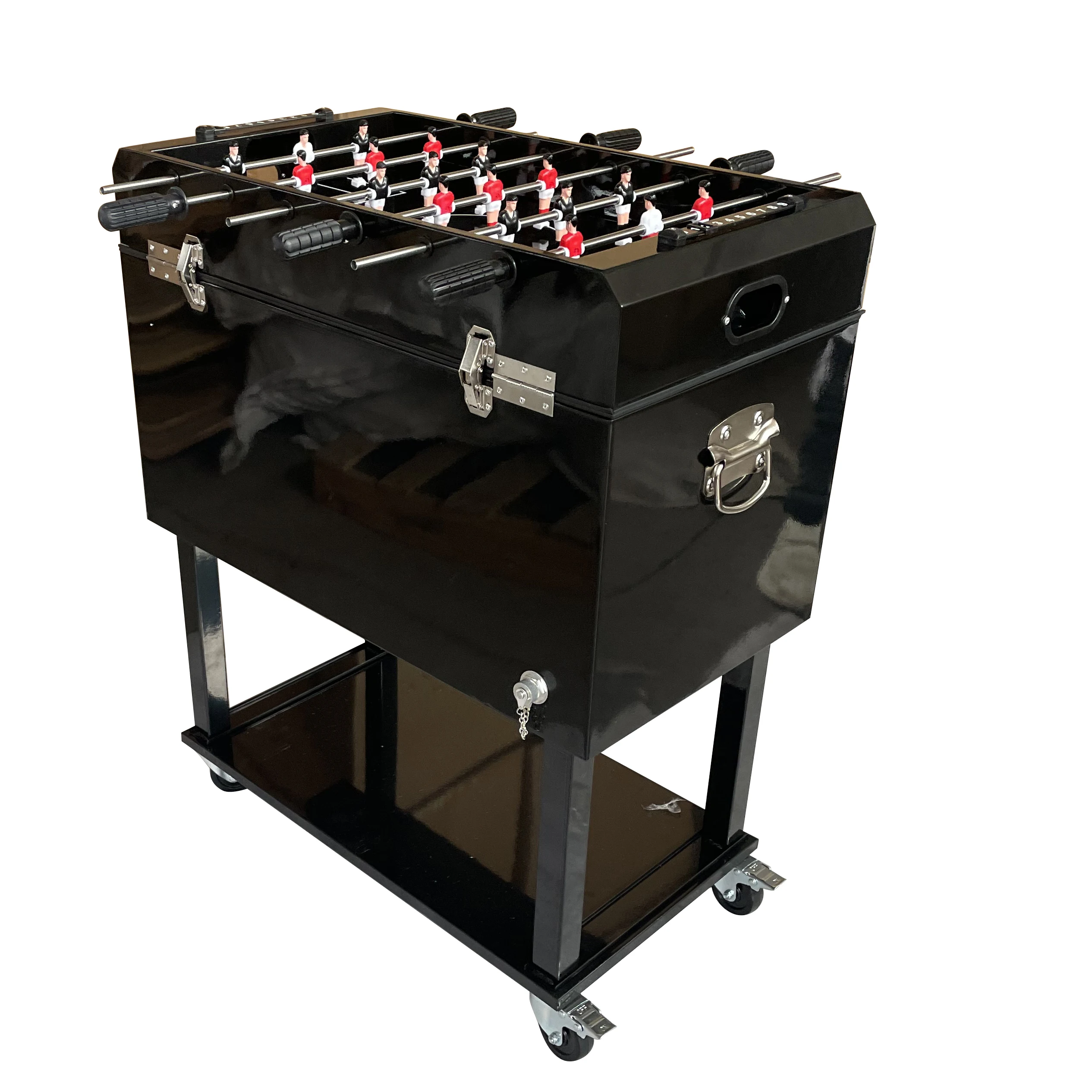 Red Custom Colors Metal Patio cooler Retro Gift Patio Foosball table ...