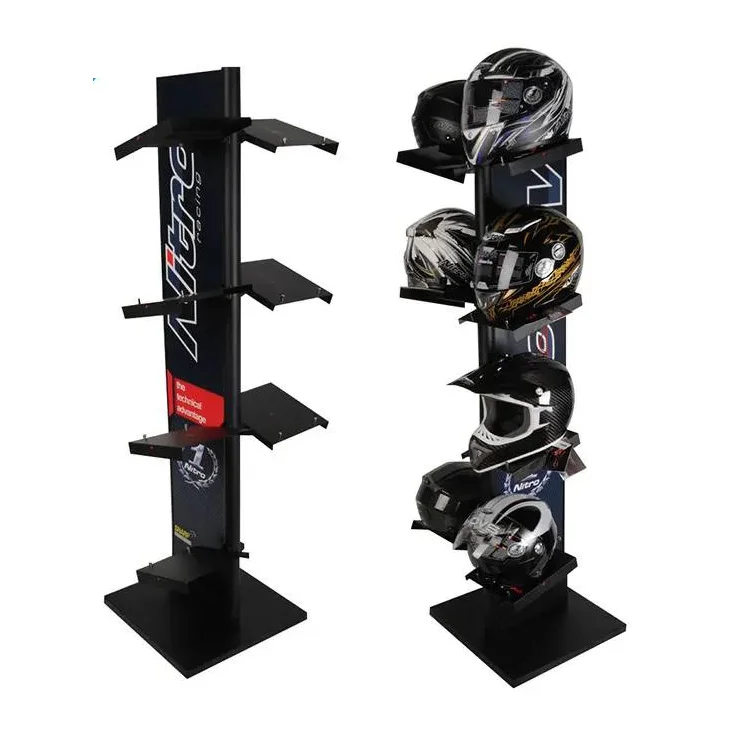 Customized Helmet Display Display Rack and Stands for Retail Store ...