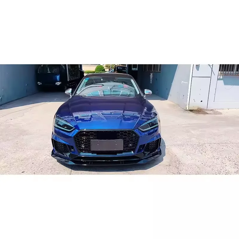 Front Bumper With Grill For Audi A5 2017-2020 Upgrade To Rs5 Style Auto ...