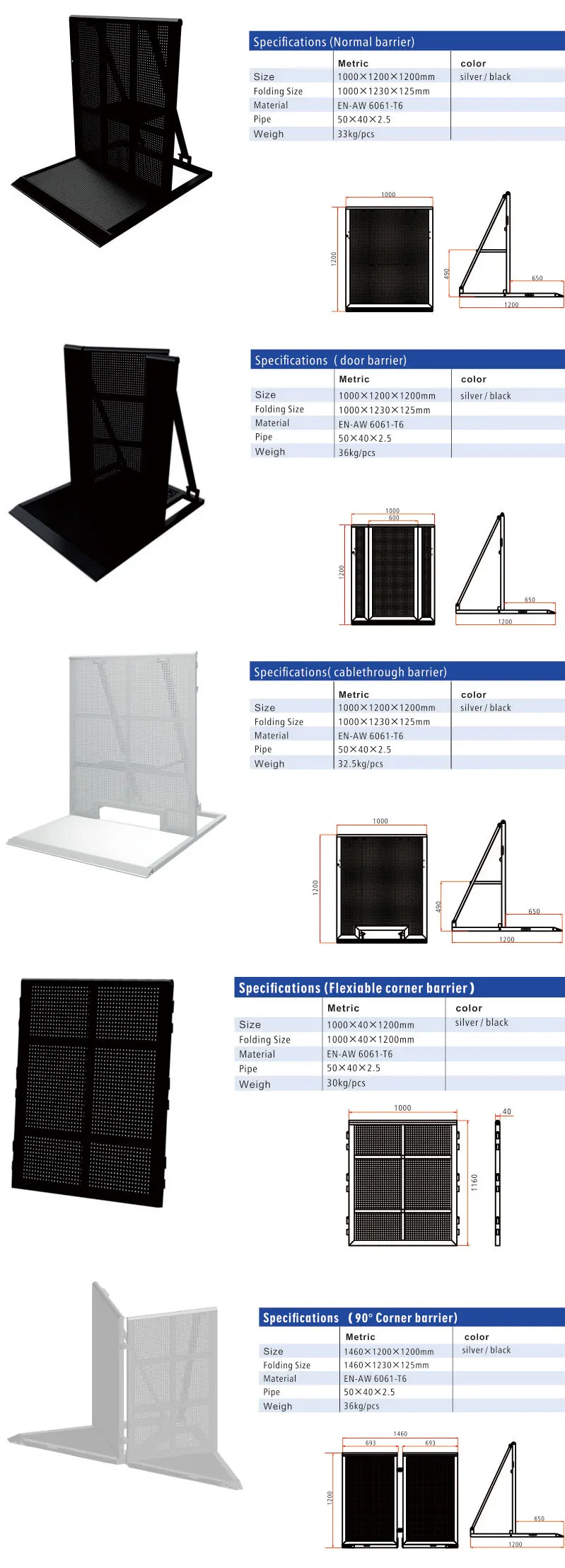 Concert Security Barricades - Durable and Reliable Solutions