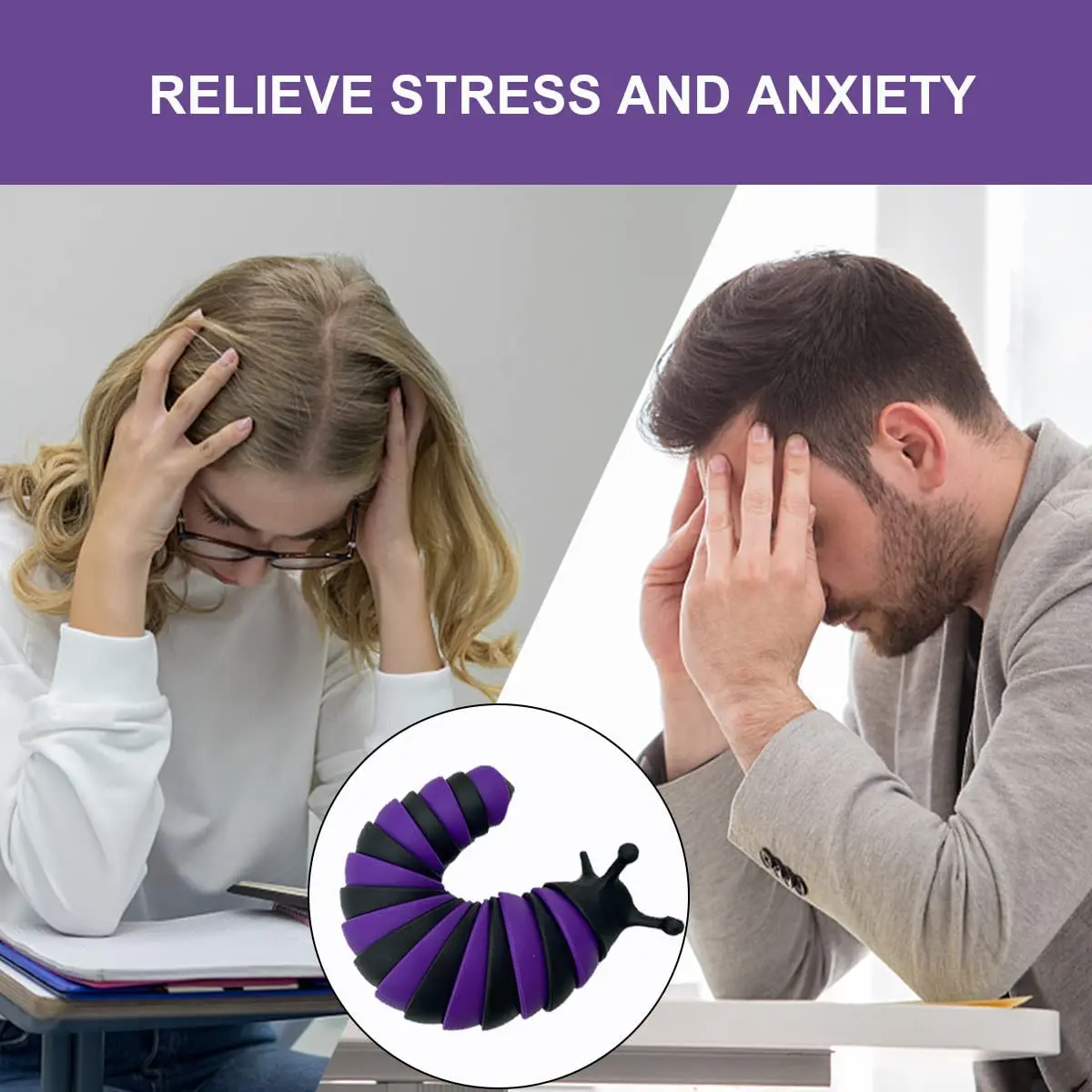 Tik Tok Sea Slug Wriggly Fidget Slug Snail Sensory Toy