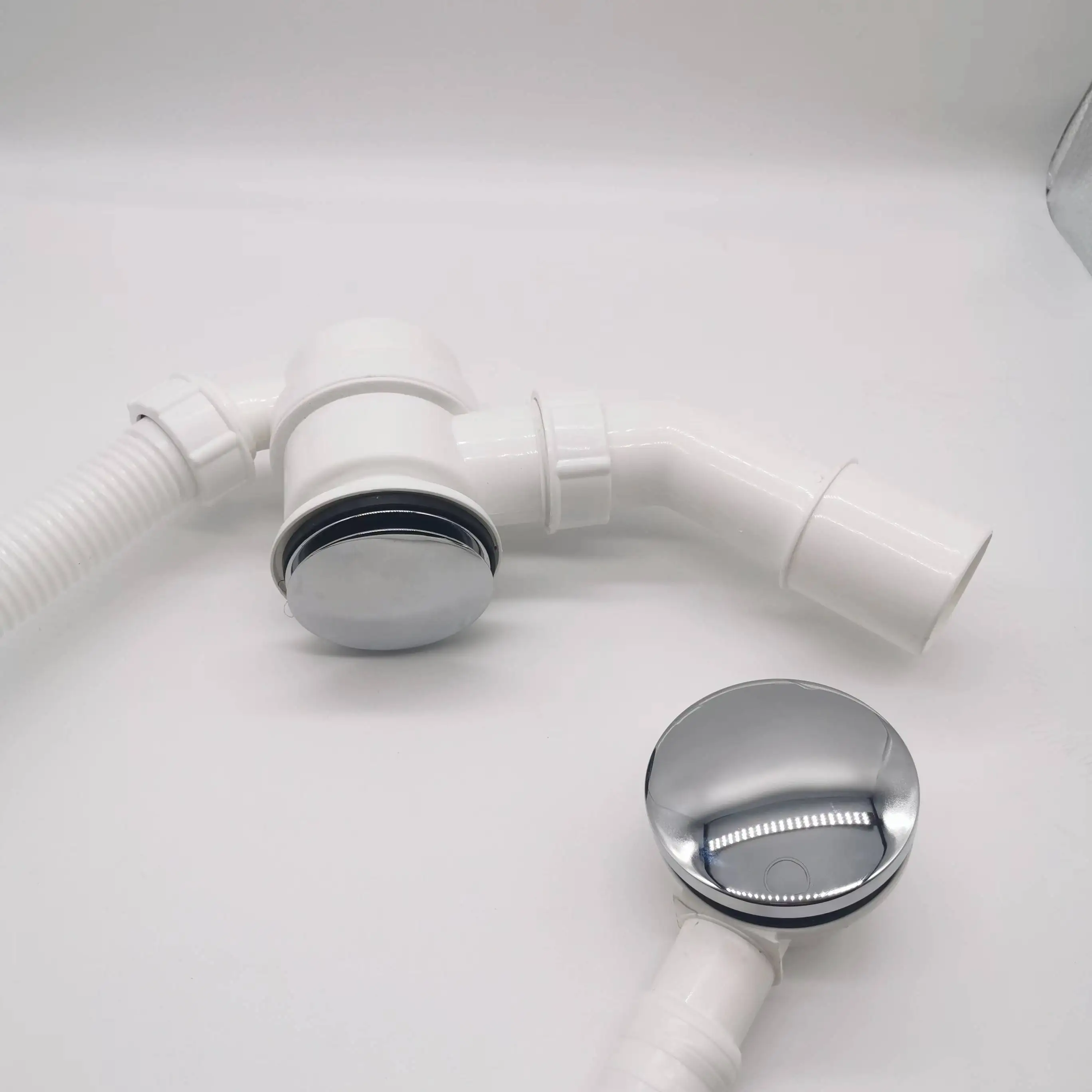 Plastic Bathtub Drain Shower Waste Drainer Pop-up Siphon Drain With ...