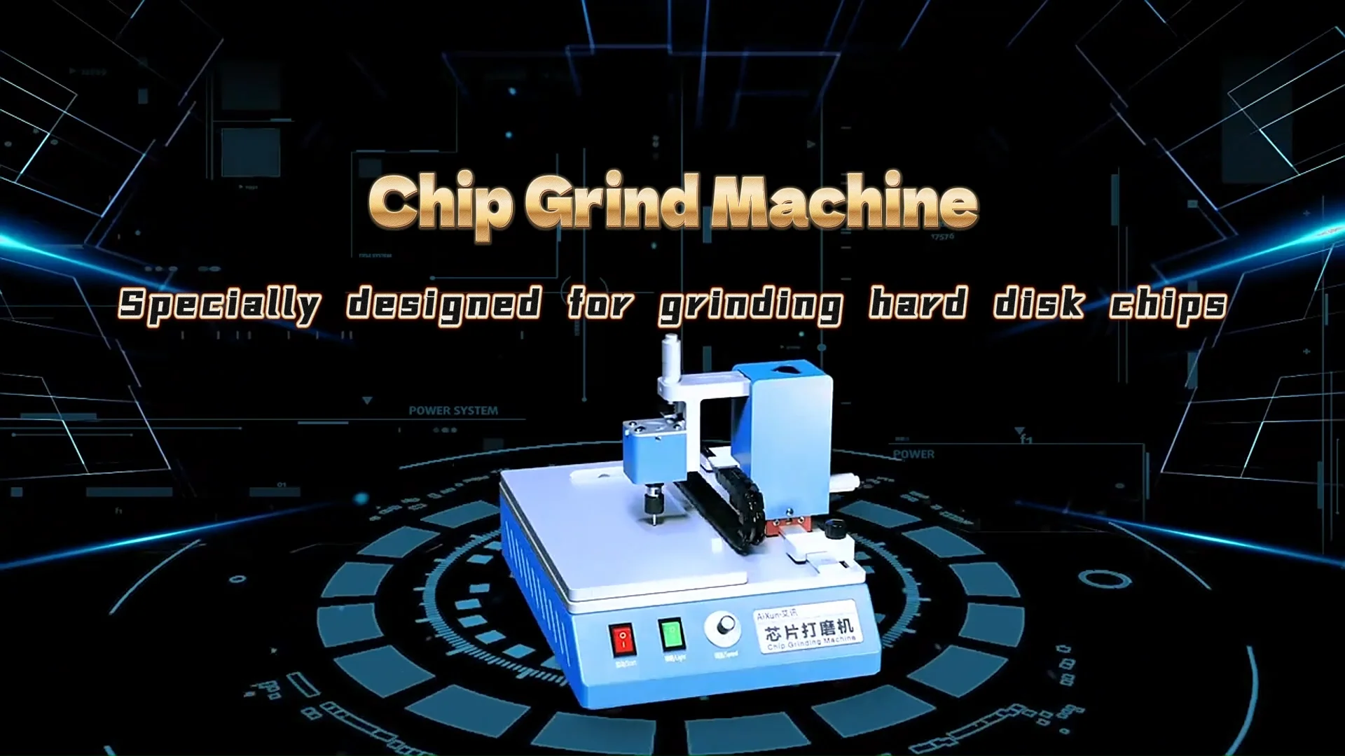 Aixun Chip Grinder | Cnc Chip Grinding Machine For Chip Ic,Cpu,Nand And ...