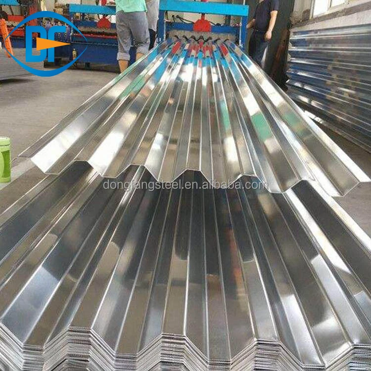 Wavy Galvanized Corrugated Panel Z275 Zinc Layer Typhoon-Resistant ...