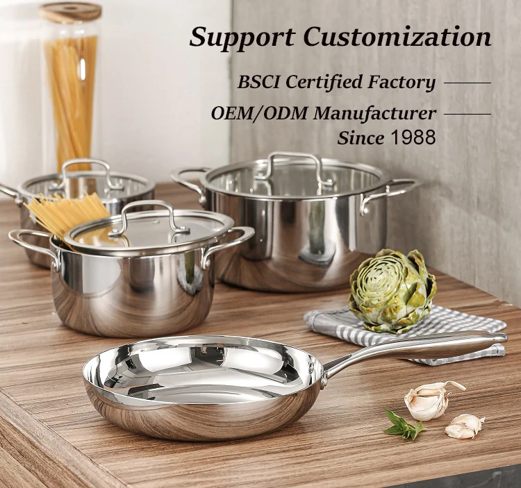 Superior Kitchenware - Triply Stainless Steel Cookware Set