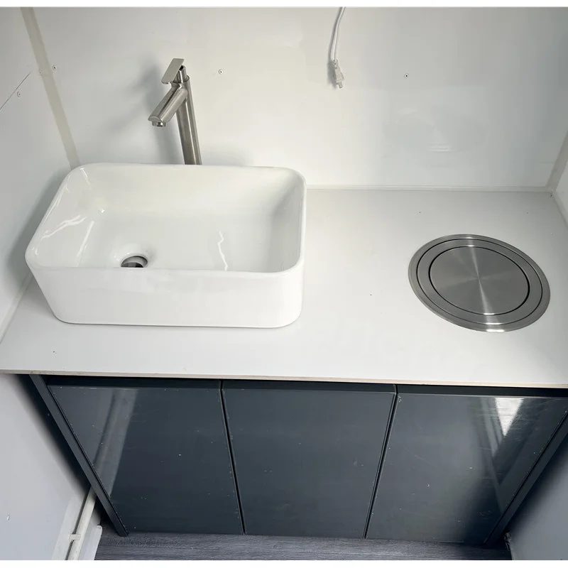 Portable Trailer Toilet China Movable Portable Restroom Luxury 3 Years ...