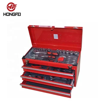 3 Drawer Mini Metal Tool Box With 105pcs Tools - Buy Tool Box,Metal ...