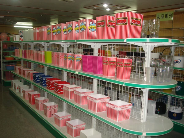 175oz Big Square Plastic Popcorn Bucket With Scalloped Top Edge ...