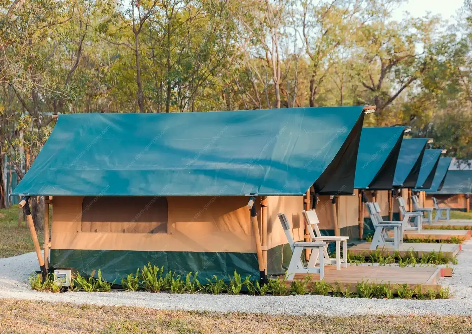 Camping Tents Glamping Lodge Container House with Bathroom