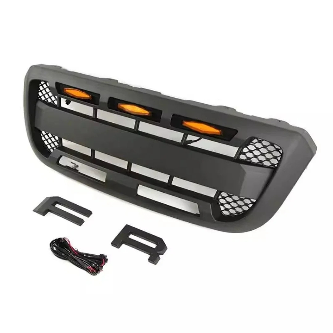 Grill Mask Grid Radiator Grille Front Bumper Net Light Assembly For ...