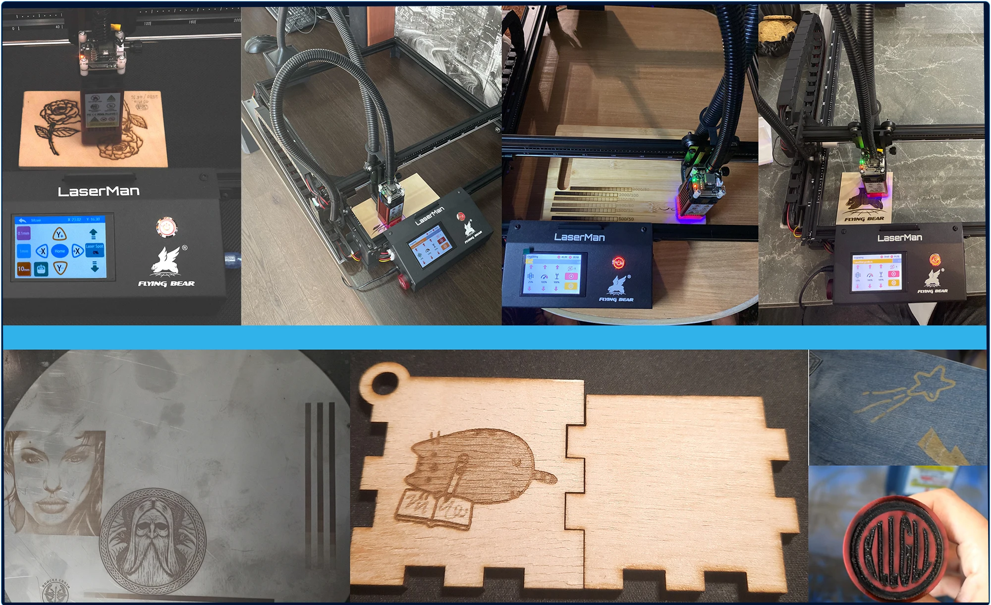 Flying Bear Laserman Cnc 40w Power Laser Cutting Engraving Machine Diy ...