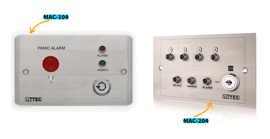 MiTEC Building Security Alarm Control Panel 1 4 Zone Door Alarm System ...