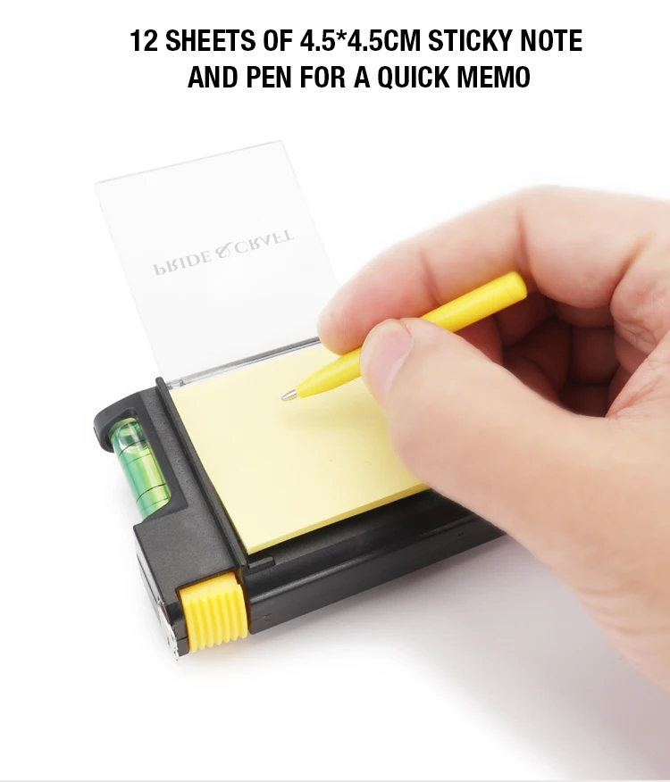 Precision 4-in1 2m 3m Tape Measure With Level,Paper & Pen - Buy ...