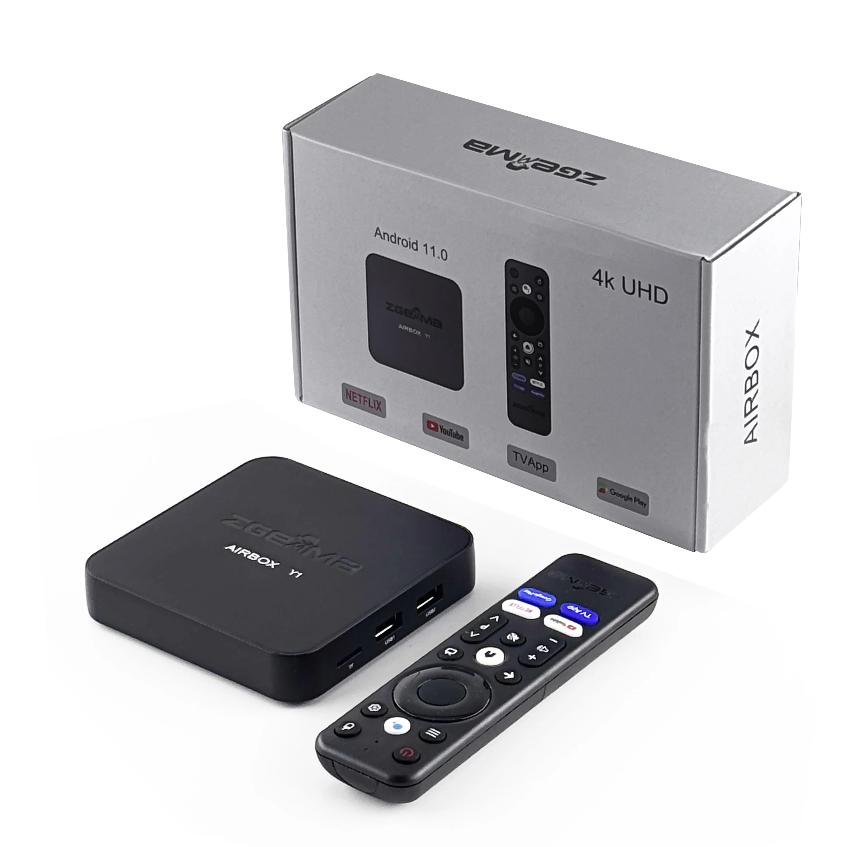 ZGEMMA AIRBOX Y1 - Android TV Box with 4K Video Support