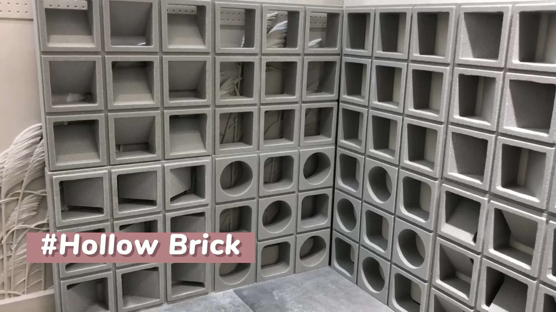 Classical Outdoor Flower Wall Clay Decorative Red Hollow Wall Bricks ...